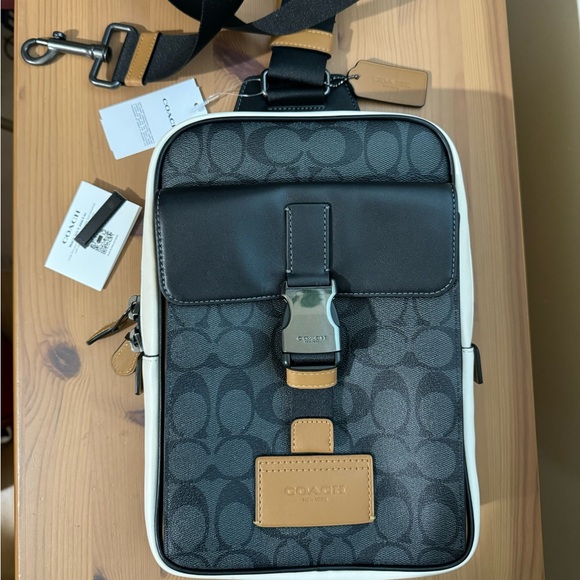 Coach | Bags | Coach Track Pack In Colorblock Signature Canvas | Poshmark